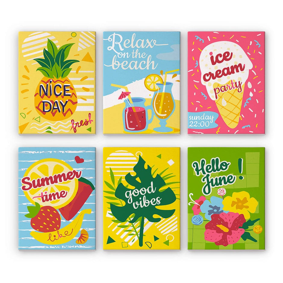 Summer Themed Paint by Numbers Kits – Colourmost