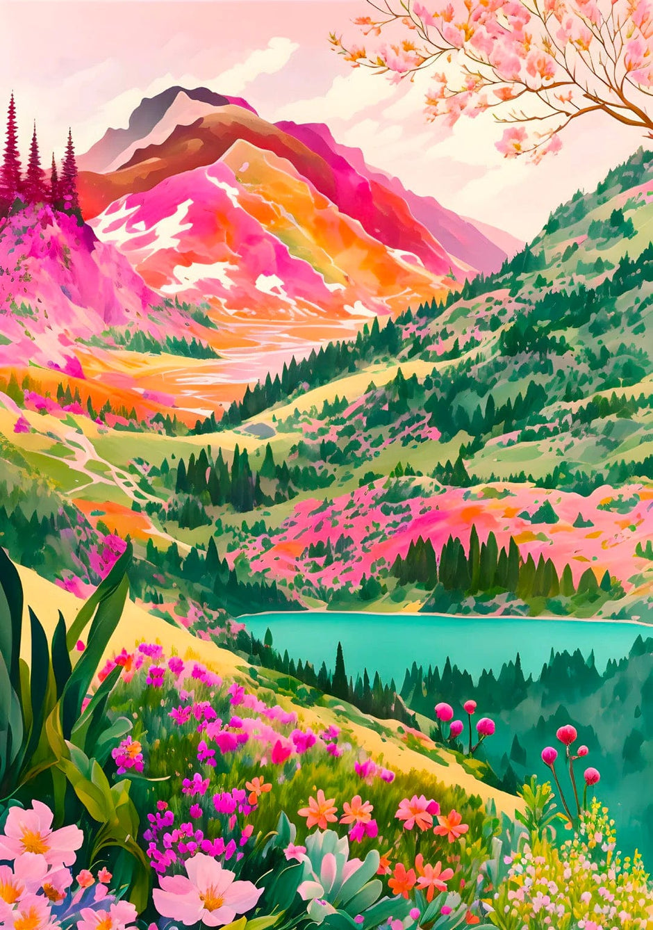 "Colorful Mountains" Original Series – Colourmost