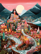 Colorful Mountains Series | Original Paint by Numbers Kit – Colourmost